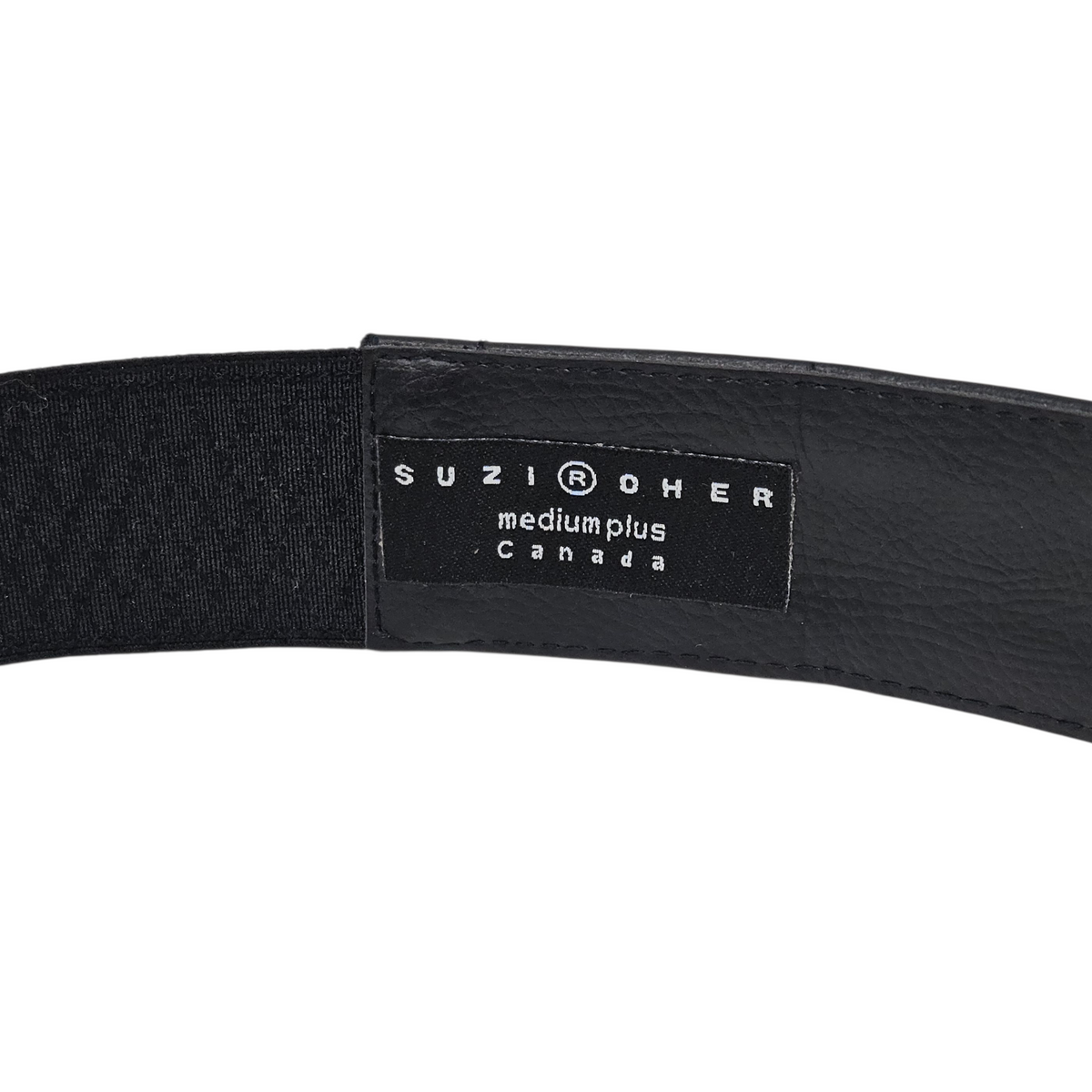 Suzi Roher Quilted-Leather Stretch Belt - Size Medium Plus – shopstyle360