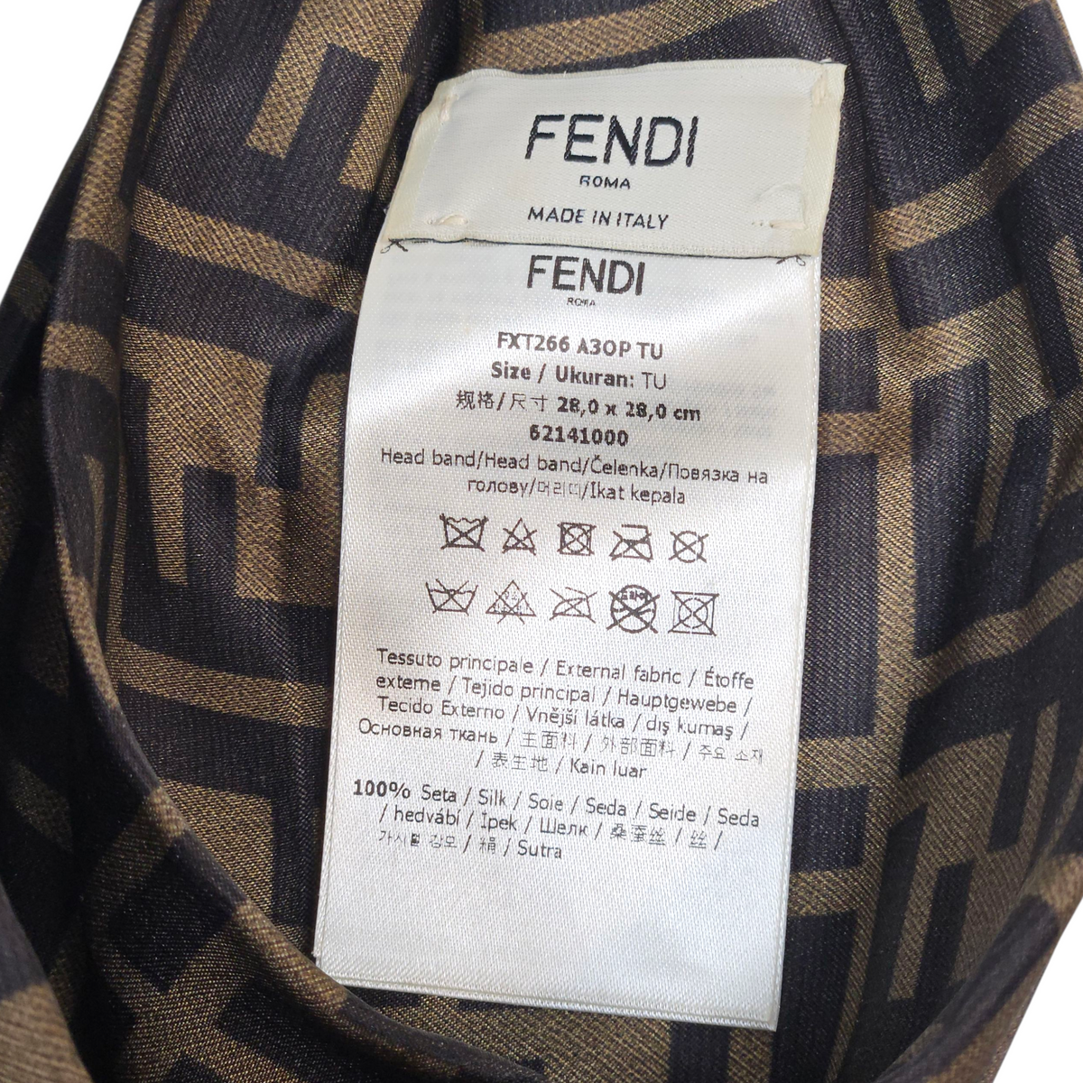 Fendi "FF Band" Silk Hairband – shopstyle360